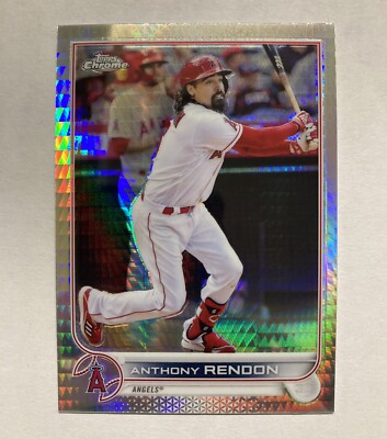 2022 Topps Chrome Base Prism Refractor Parallel #126 Anthony Rendon ...