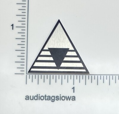 Triad Subwoofer Speaker Grill Badge Logo Emblem Custom Made Aluminum | eBay