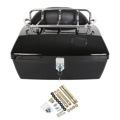 50L Luggage Trunk Tail Luggage Box for Harley Road Electra Glide ...