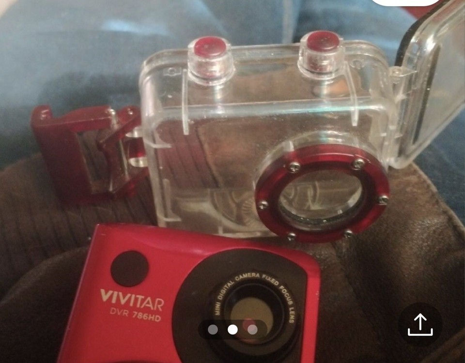 Vivitar DVR786HD-RED-INT1080p HD Waterproof Action Video Camera ...