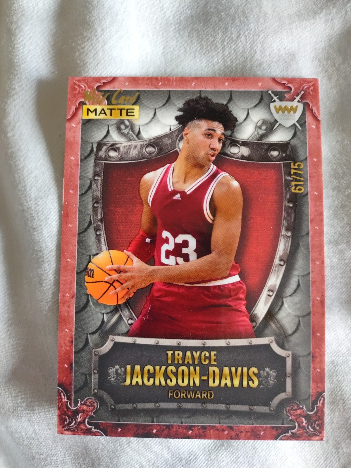Wild Card Matte Weekend Warrior Trayce Jackson-Davis #61/75 | eBay