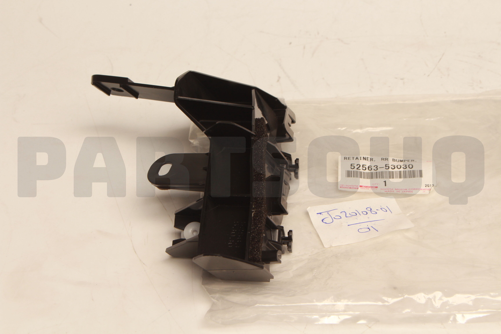 5256353030 Genuine Toyota RETAINER, REAR BUMPER, UPPER LH 52563-53030 ...