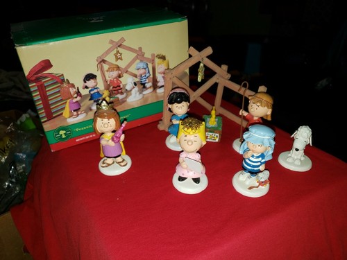 2009 Department 56 Peanuts Christmas Pageant Nativity Scene | eBay