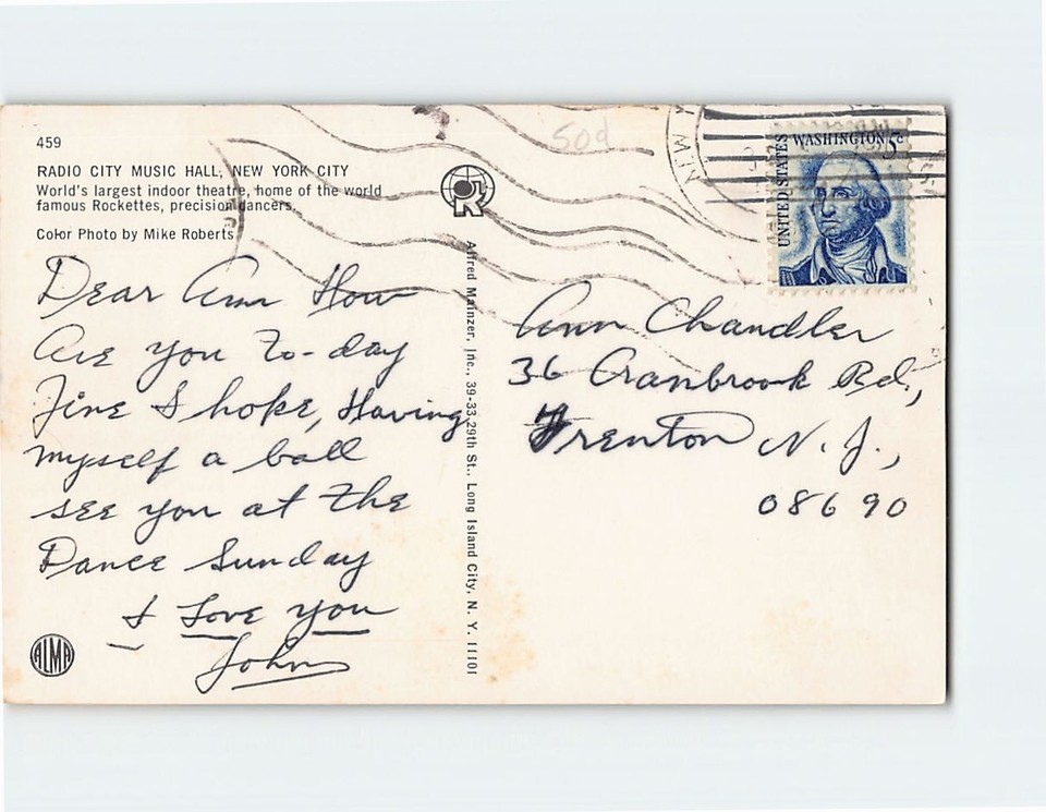 Postcard Radio City Music Hall New York City New York USA | eBay