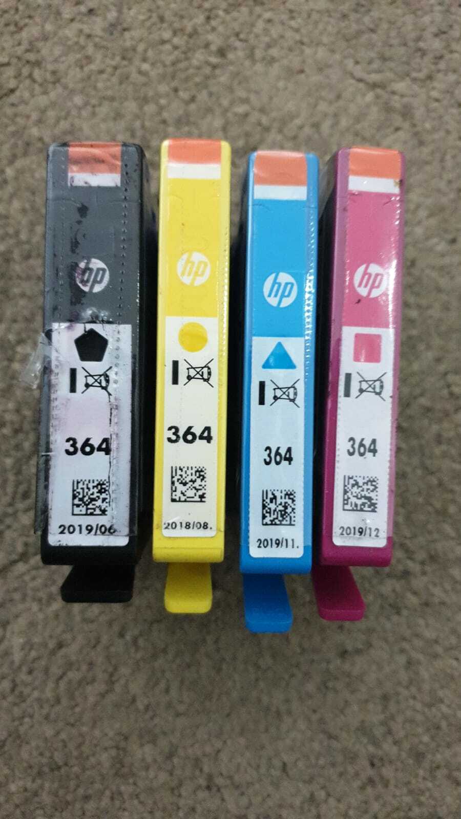 Genuine HP 364 Ink Cartridges Black, Cyan, Magenta, Yellow - FREE UK ...