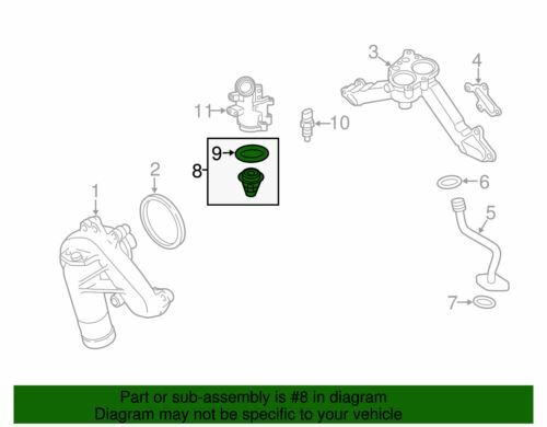 Genuine GM 2017-2019 Chevrolet Silverado Base Engine Coolant Thermostat ...