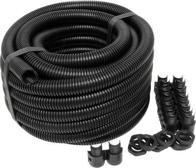 10 Metre 20mm Flexible Conduit Tube Contractor Pack with 10 Glands and ...