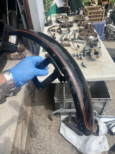 Harley Front Fender FXR Dyna 2 Sportster Chopper Narrow Glide FXRT FXRD ...