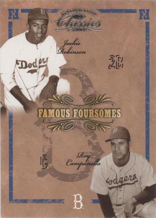 2004 Donruss Classics - Famous Foursomes Jackie Robinson, Duke Snider ...