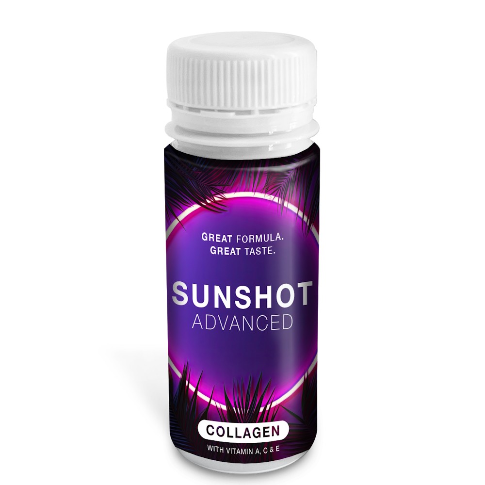 Sunshot Advanced Drink w/ Vitamins, Collagen and Beta Carotene Sun Shot ...