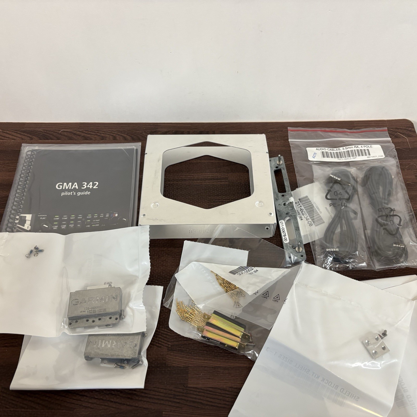 New Garmin GMA 342 340 345 Audio Panel Tray And Connector Kit | eBay