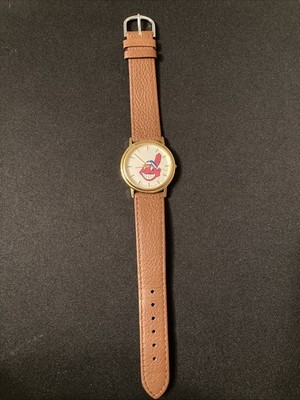 1995 Bulova SportsTime Cleveland Indians Chief Wahoo Watch – WORKING ...