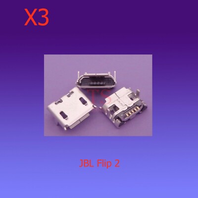 JBL Flip 2 Bluetooth Speaker Micro USB Charging Port Charger Dock ...