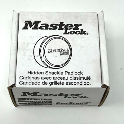 New Master Lock Hidden Shackle Padlock | eBay
