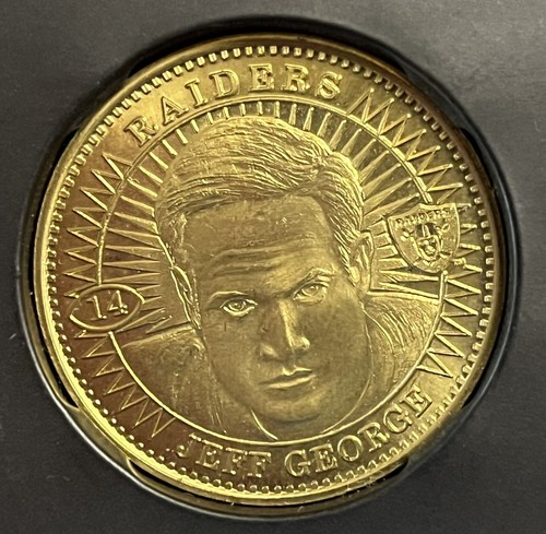 Jeff George Pinnacle 1997 Mint Collection QB Club Limited Edition Brass ...