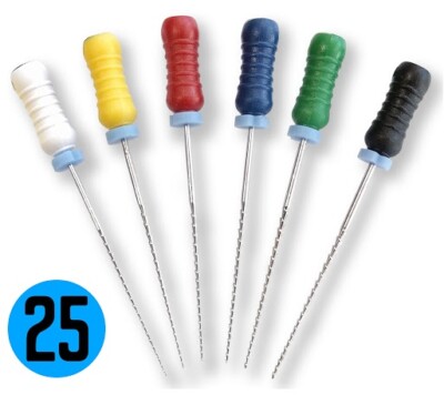 25mm Endodontic K Files K File (Choose Size Inside), Endo Dental Steel ...