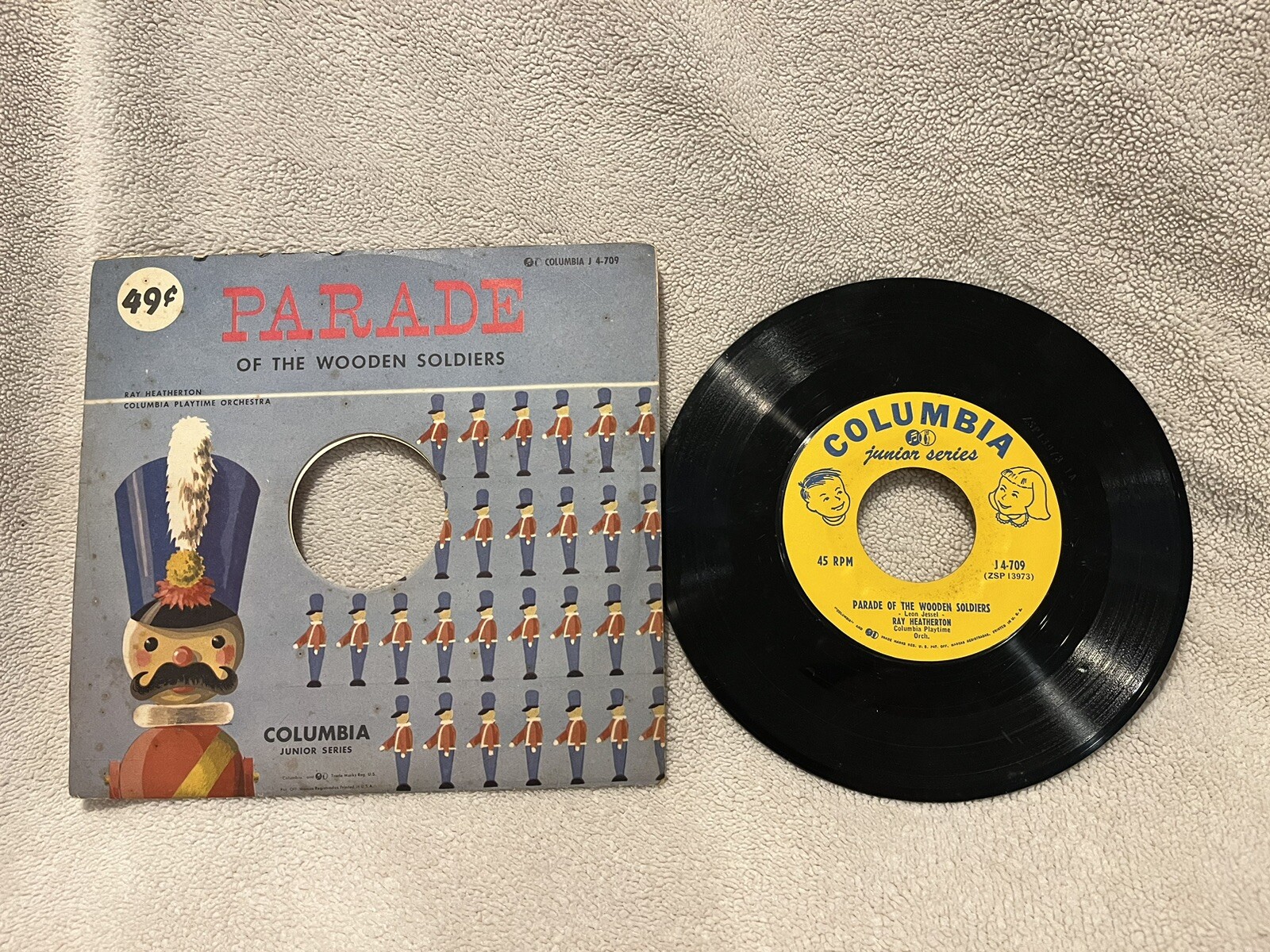 Ray Heatherton, Parade Of The Wooden Soldiers and Others, 7" 45rpm ...