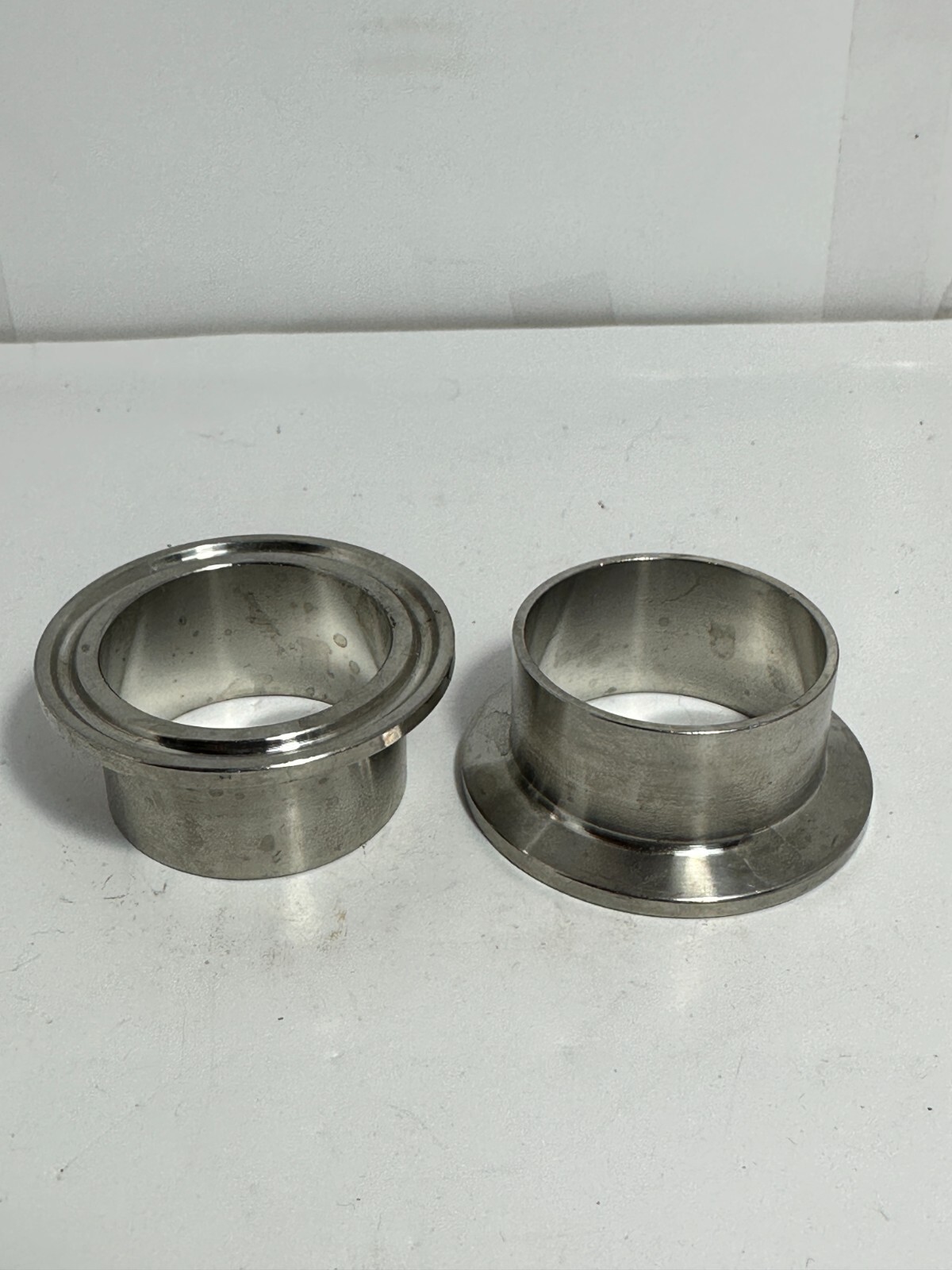 (Lot of 2) 1-1/2" Ferrule OD Pipe Sanitary Weld On Stainless Steel | eBay