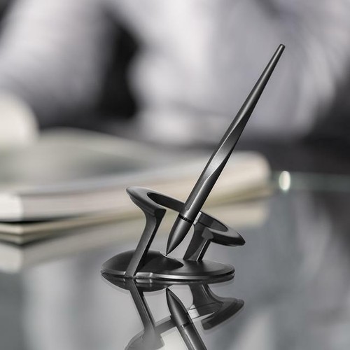 novium Hoverpen 2.0 [space black] Ergonomically Designed Aluminum Pen ...