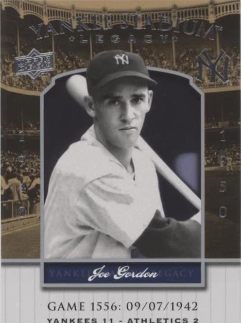 2008 Upper Deck - Multi-Product Insert Yankee Stadium Legacy Joe Gordon ...