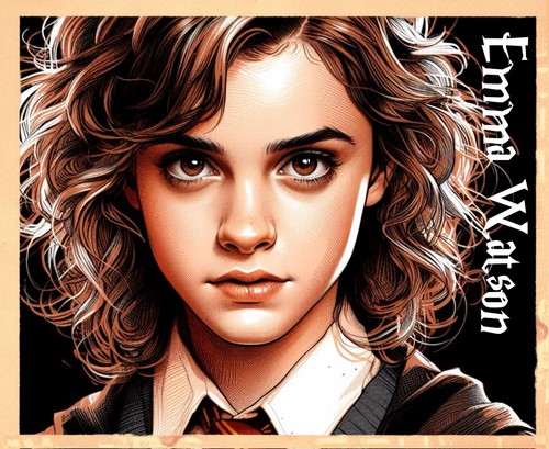 Emma Watson (B) Art Card Limited /12 MPRINTS Signed By Artist | eBay