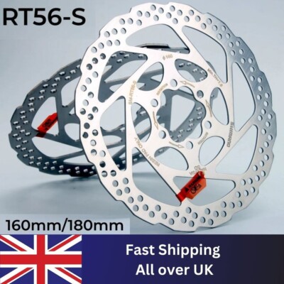 1X/2X Shimano Deore RT56 160mm 6 Bolts Disc Brake Rotor Deore MTB Bike ...