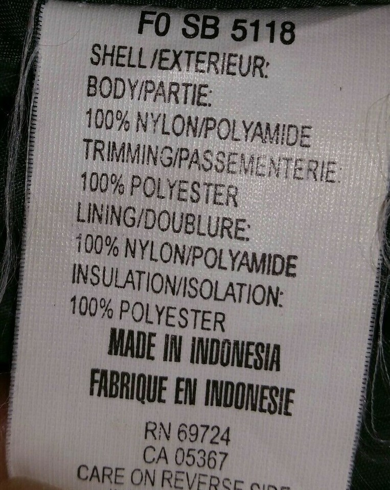 Columbia Sportswear Men's Tectonite Puffy Nylon Zip Up Jacket Size 10/ ...