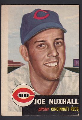 Joe Nuxhall 1953 Topps Baseball Card #105 VGEX OC | eBay