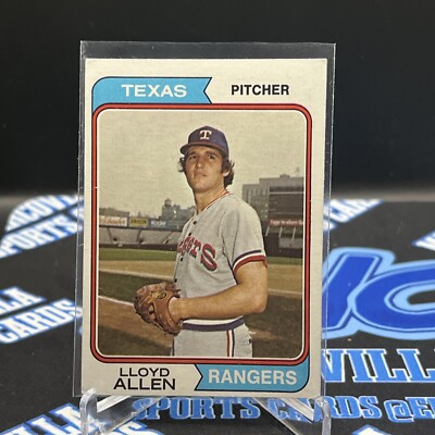 1974 Topps Lloyd Allen . Texas Rangers #539 EX (C) | eBay
