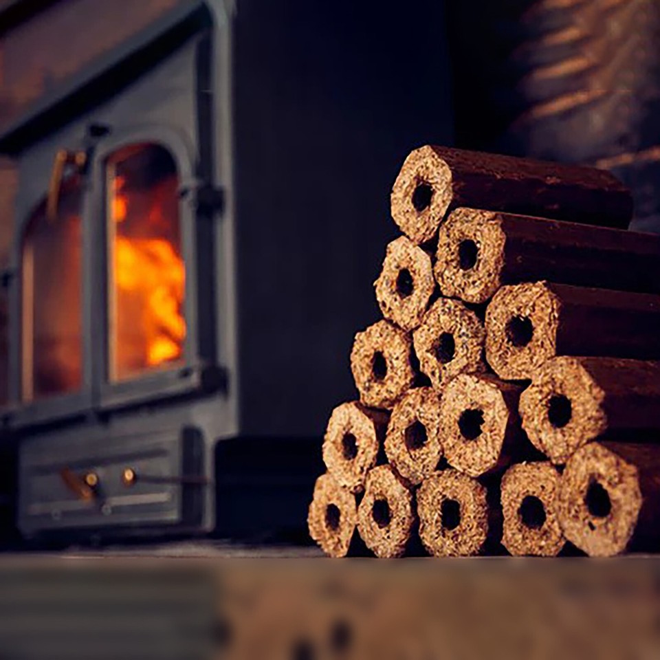 2x10kg Heat Log High Burning Hot Fire Briquette Compressed Fire-wood ...