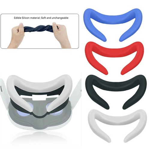 Soft Silicone Eye Mask Cover For Quest 3 VR Headset Glasses Eye Mask ...