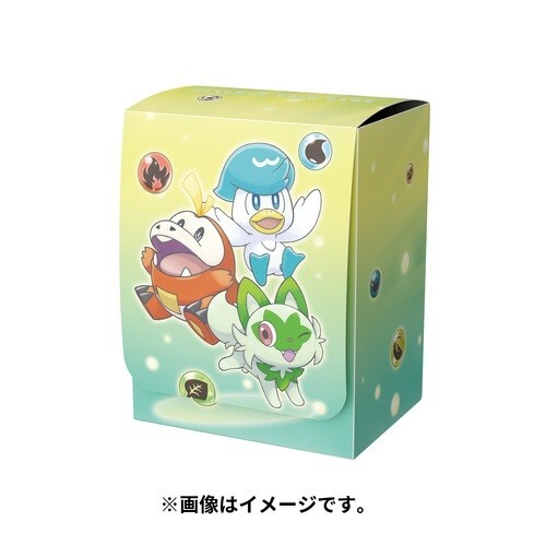 Fuecoco & Sprigatito & Quakly Deck Box Pokemon Center Japan US Seller ...