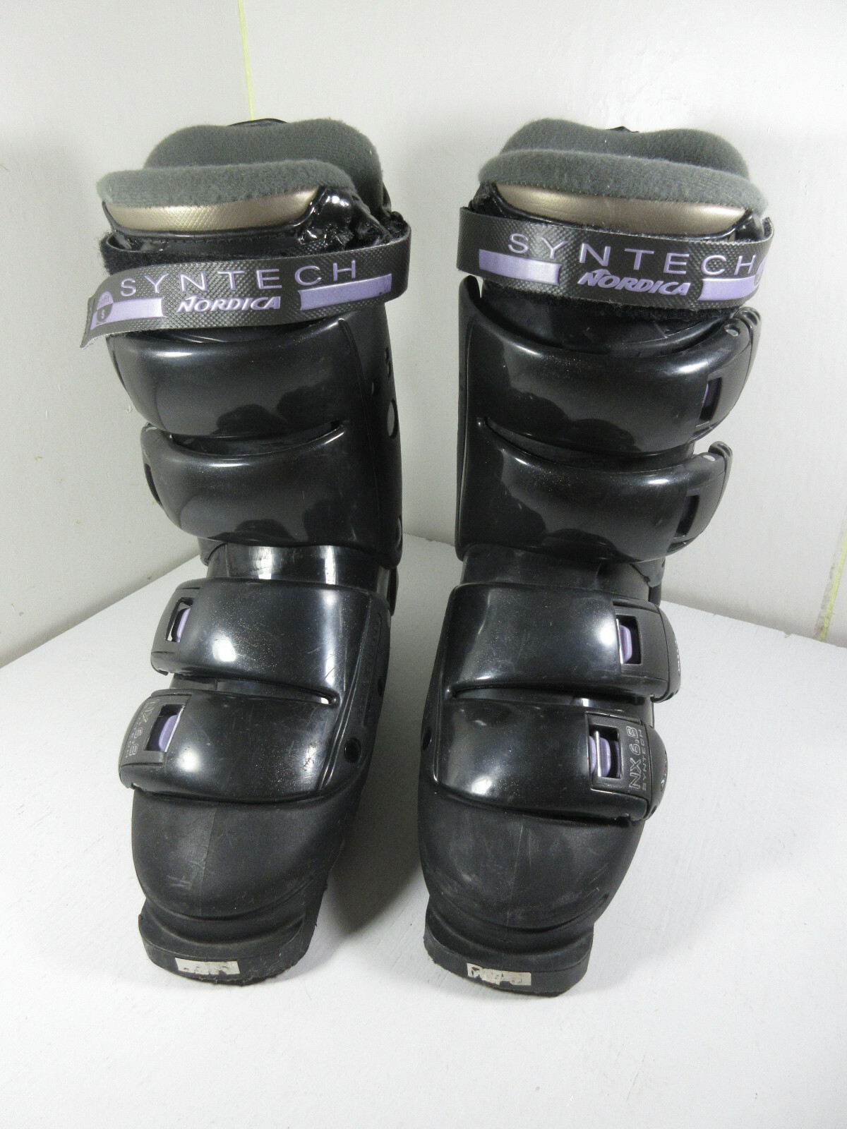 Nordica NX 6.8 Syntech Biofit S Black Purple Downhill Ski Boots Size 24 ...