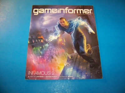 Game Informer Video Game Magazine "Infamous 2" Issue #207 2010 | eBay