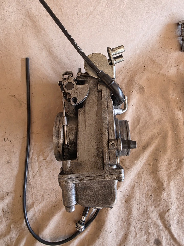 2003 HARLEY DAVIDSON DYNA SUPERGLIDE MIKUNI HSR42 CARBURETOR SCREAMING ...