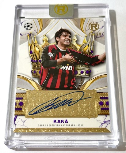 2024-25 Topps Reverence Crowned Legend Purple Auto #/50🔥 Kaka AC Milan ...
