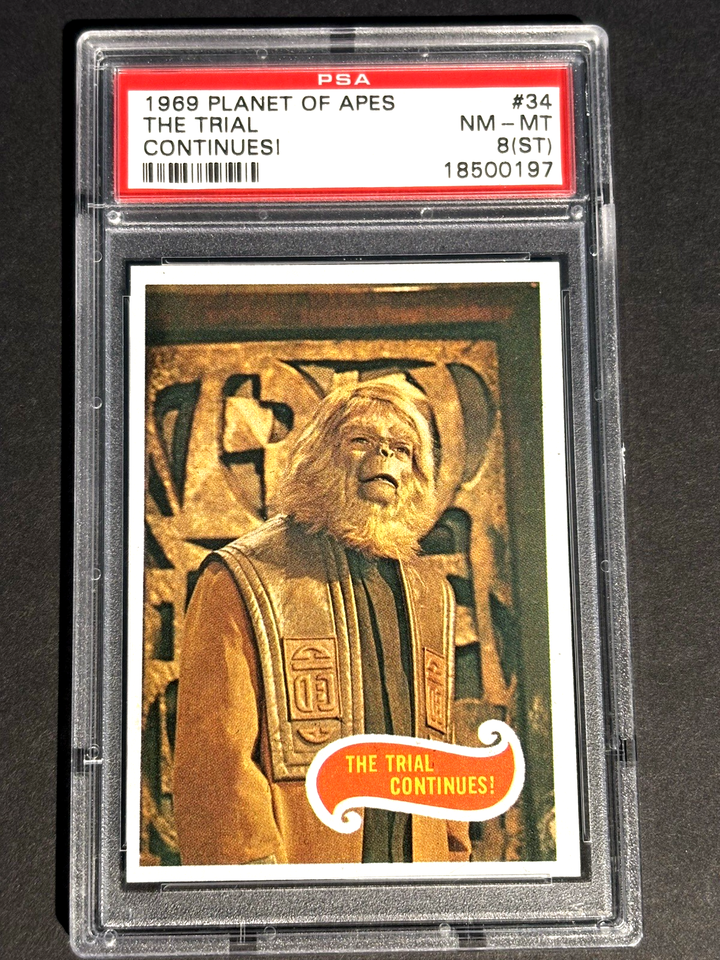 1969 Topps Planet of the Apes - (MOVIE- Green Backs) - PSA Graded Lot ...