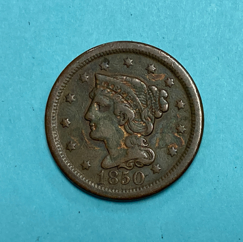 1850 Large Cent ~ US Penny ~ Old United States Coin | eBay