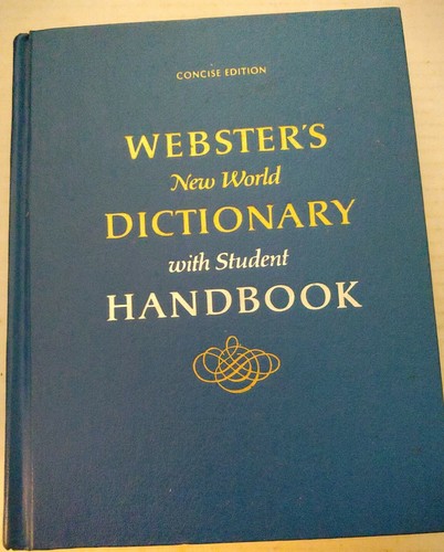 Websters New World Dictionary With Student Handbook Concise Edition 1974 VTG | eBay