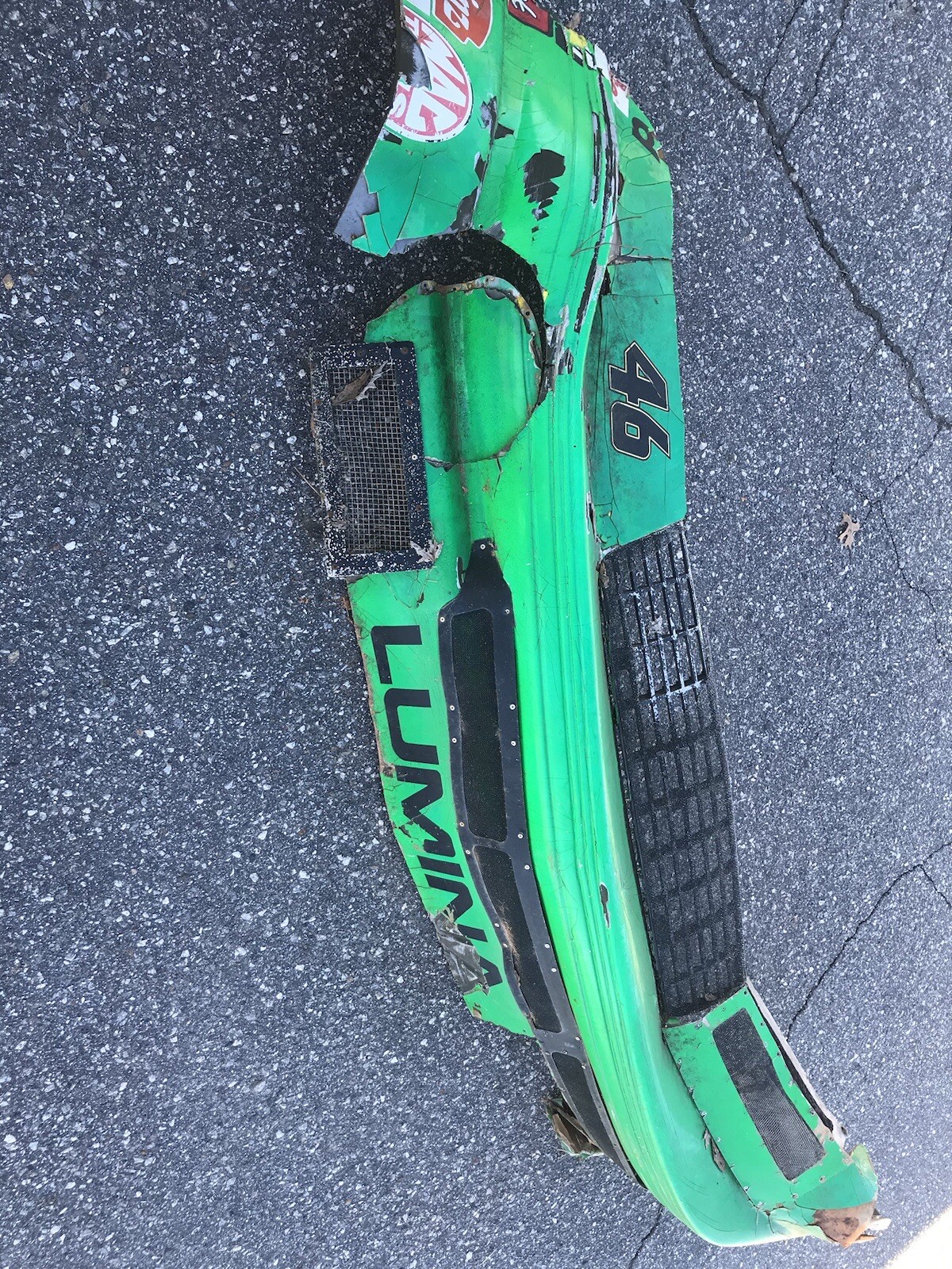 Days of thunder #46 1990 Cole Trickle city chevrolet lumina nose used ...