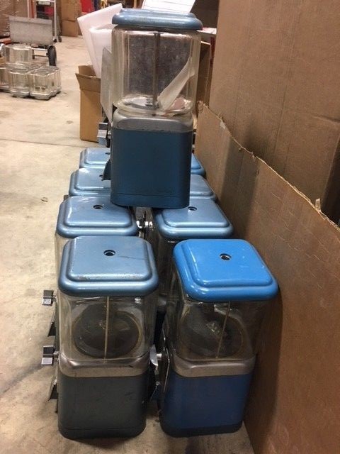 Antique Vintage Oak Acorn 6lb Glass Globe Gumball Candy Nut vending ...