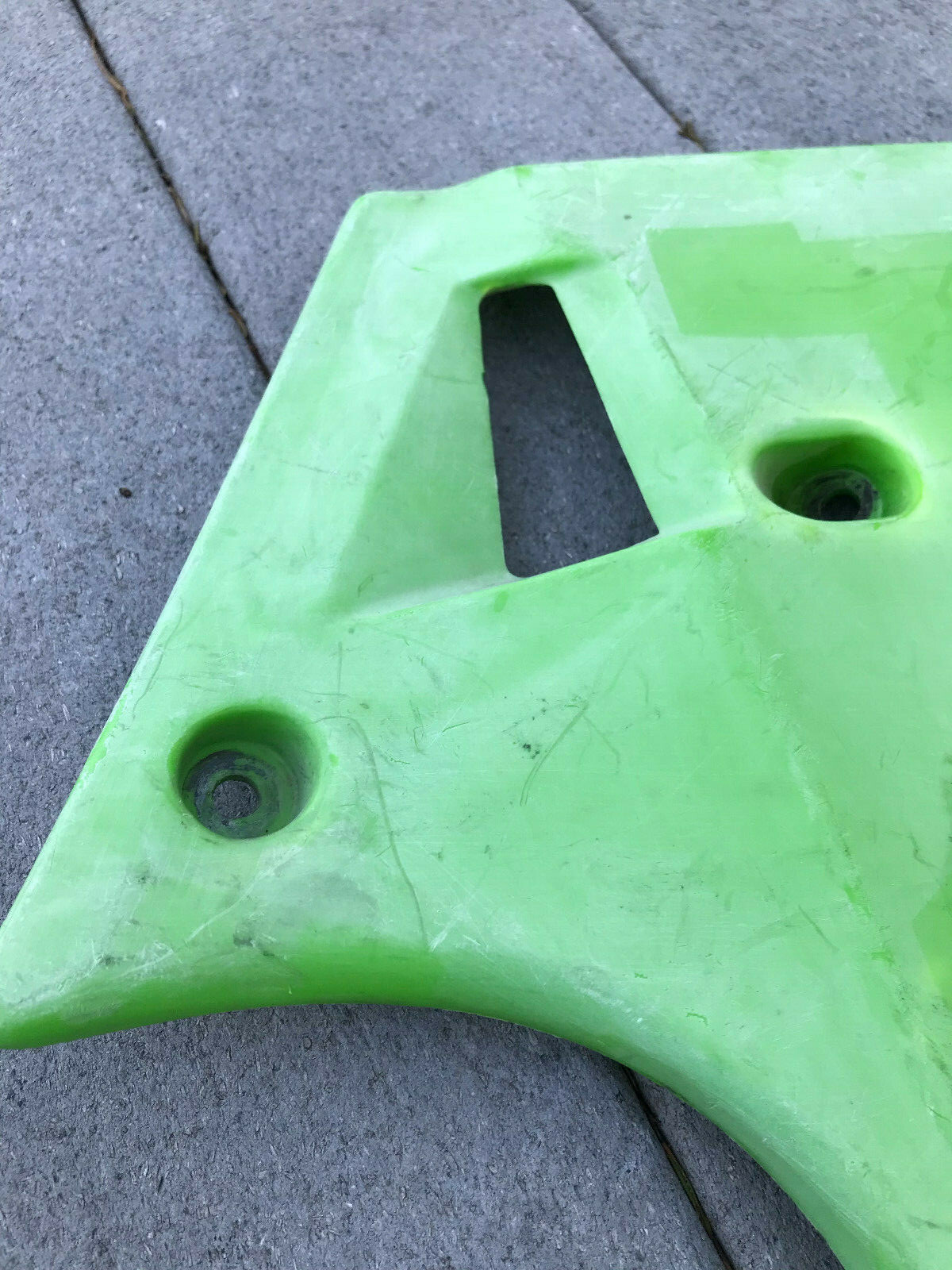 Kawasaki KX500 Radiator Panel R/H 1987 Vintage OEM Part P/N 49089-5021 ...