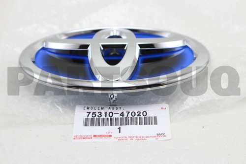 7531047020 Genuine Toyota EMBLEM, BACK DOOR, NO.1 75310-47020 | eBay