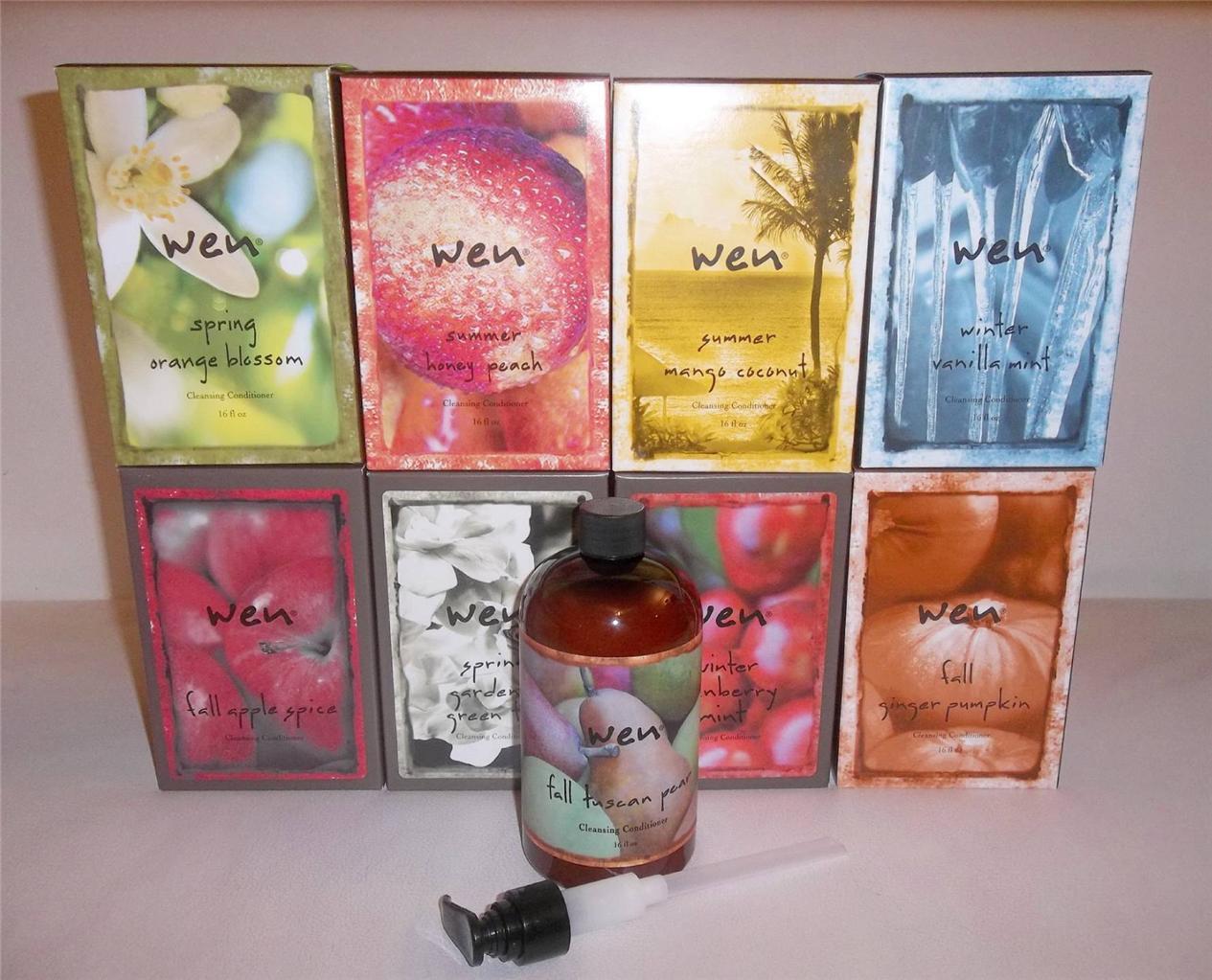 Wen Cleansing Conditioner Shampoo Limited Edition Seasonal Scents 16oz ...