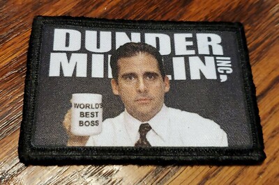 The Office World's Greatest Boss Morale Patch Funny Tactical Military ...