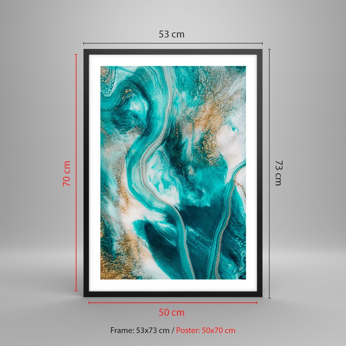 Affiche Poster 50x70cm Tableaux Image Photo Eau Mer Oc an Wall Art ...