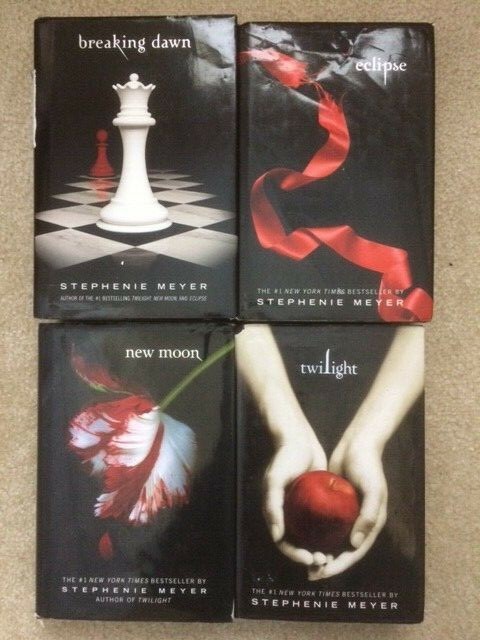 Twilight Saga Series 1-4 Set: New Moon, Eclipse,Breaking Dawn hardback ...