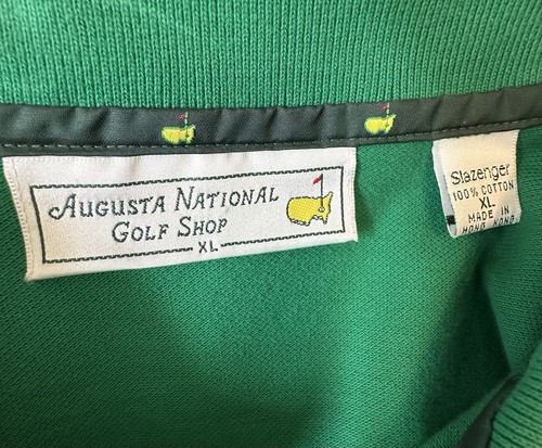 Vintage Masters Polo Shirt Men's Size XL Green Augusta National Shop ...