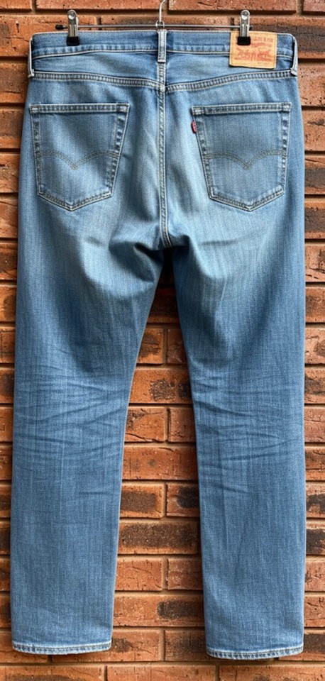 Levi's 751 Men's Straight Leg Jeans Blue Denim W36 L32 Zip Fly Red Tab ...