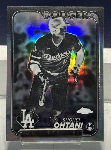 Shohei Ohtani 2024 Topps Chrome Negative Refractor SP Los Angeles ...